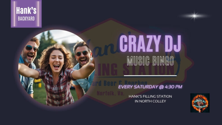 Crazy DJ Music Bingo @ Hank's | Hank's Filling Station